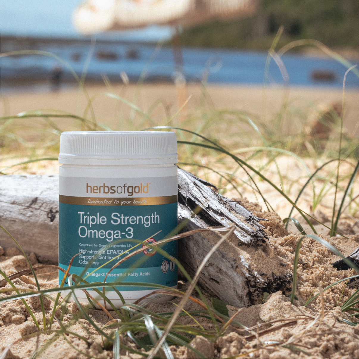 Herbs of Gold Triple Strength Omega 3 - Heart and Brain
