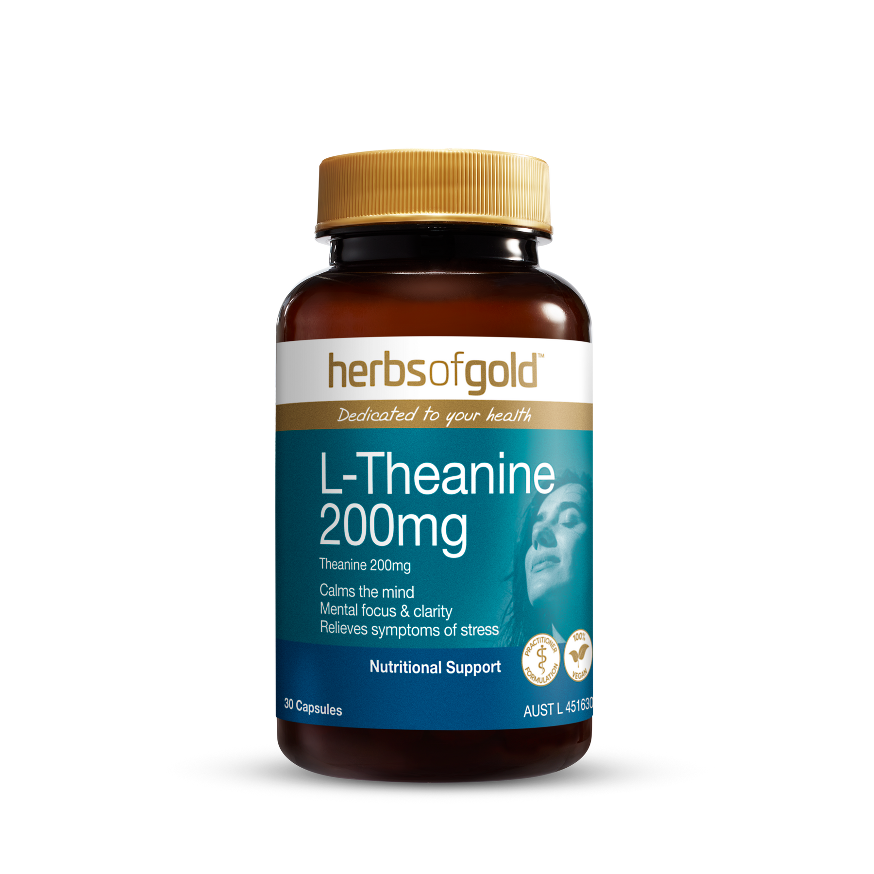L-Theanine 200mg – Herbs of Gold