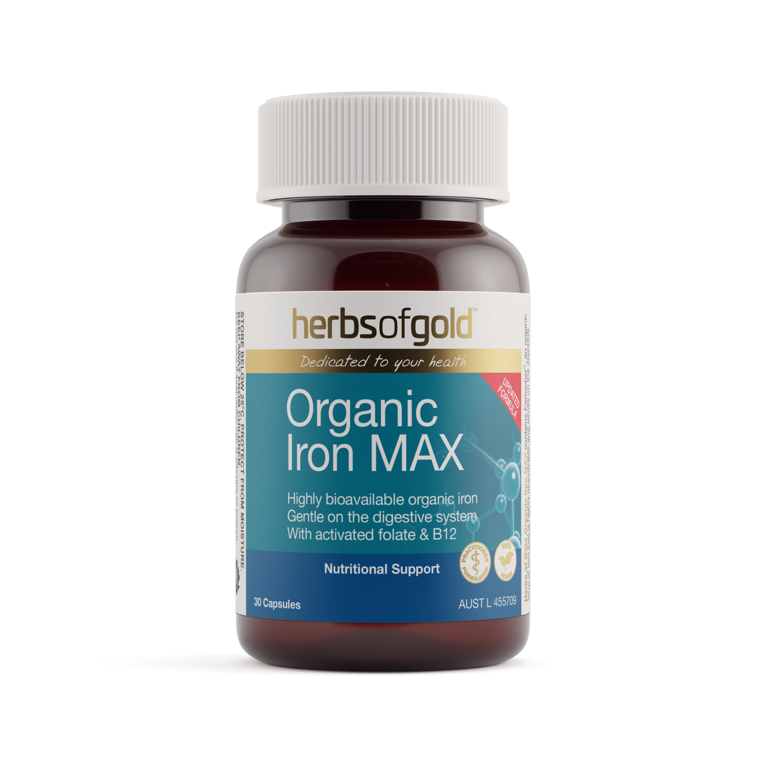 Organic Iron MAX – Herbs of Gold