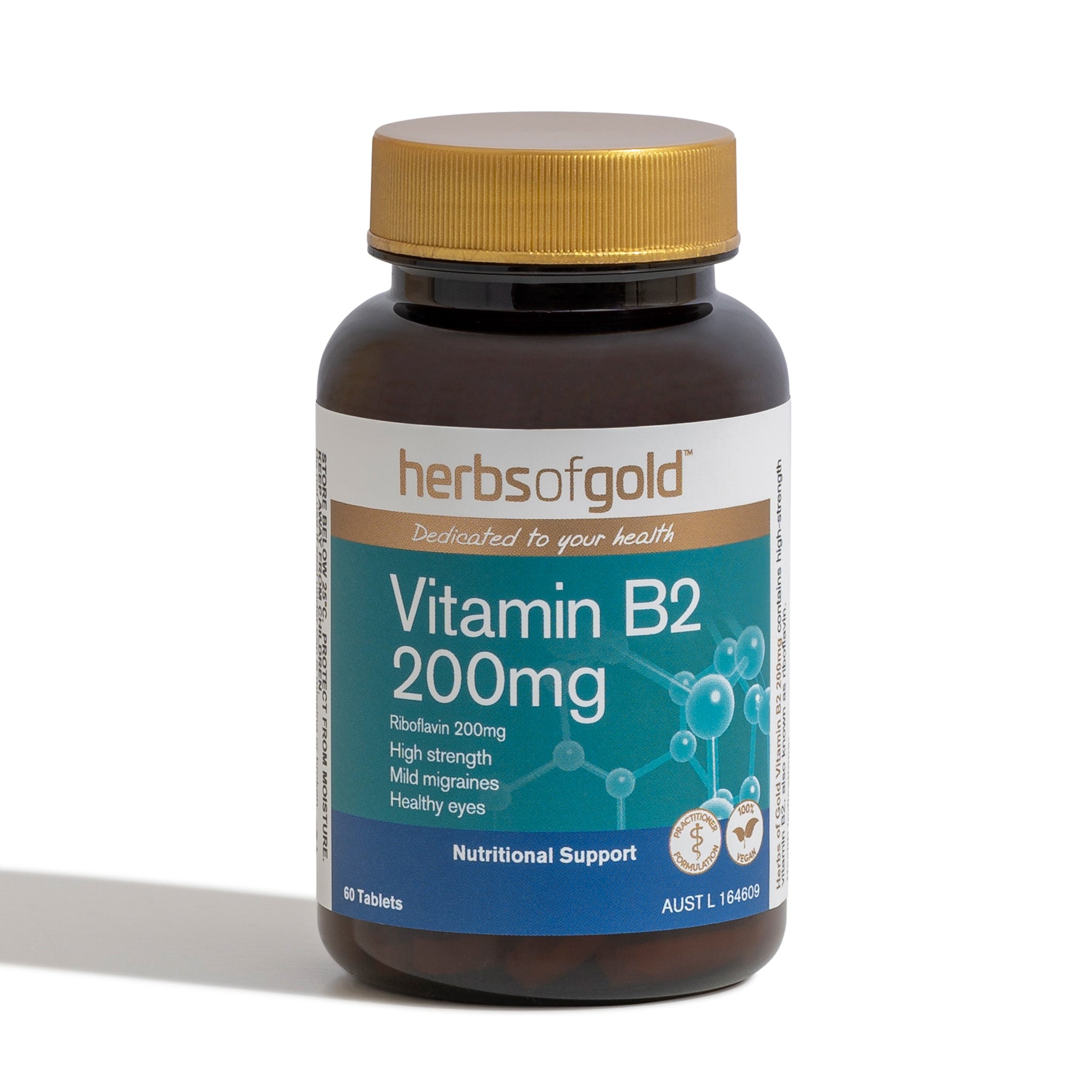 Vitamin B2 200mg – Herbs of Gold